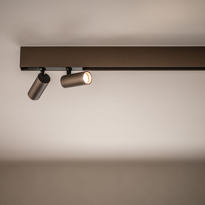 CLIXX SLIM magnetic track system - surface profile - bronze ...