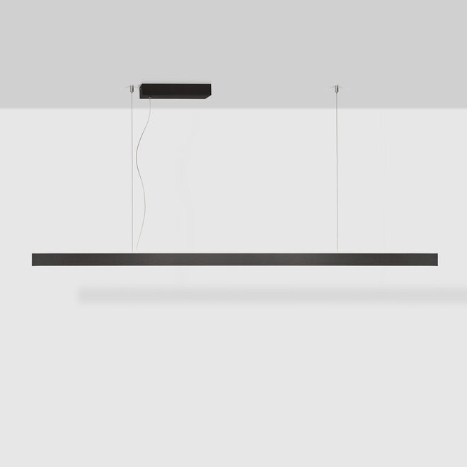 LINE linear LED pendant lamp up-down - Black - Lightinova ...