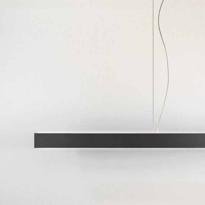 LINE linear LED pendant lamp up-down - Black - Lightinova ...