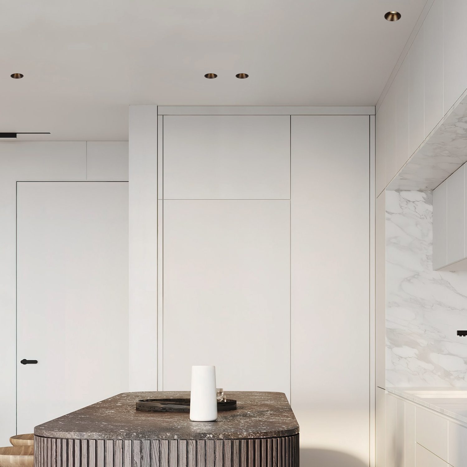 CONE - Deep anti-glare trimless recessed LED spot - Bronze - Lightinova ...