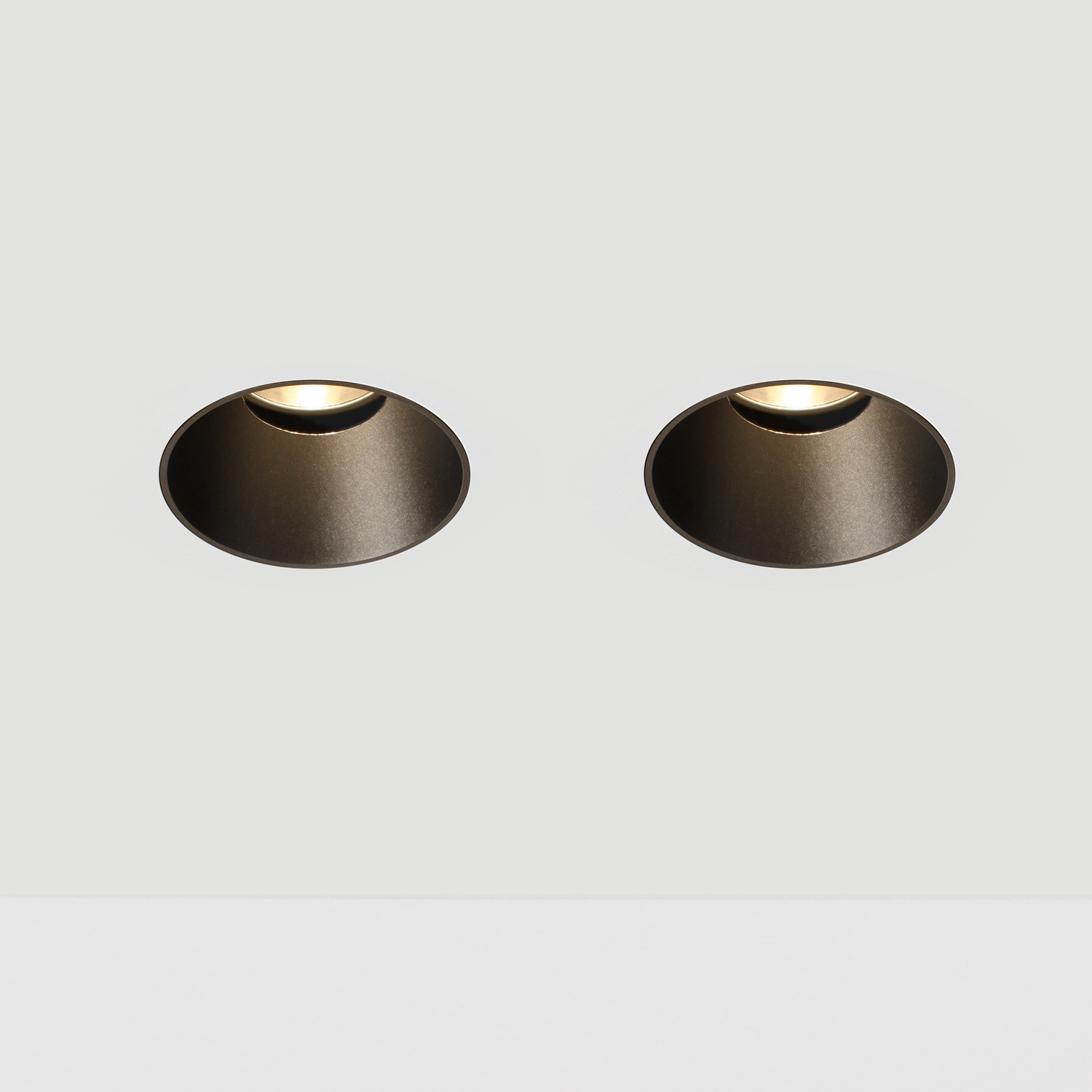 CONE - Deep anti-glare trimless recessed LED spot - Bronze - Lightinova ...