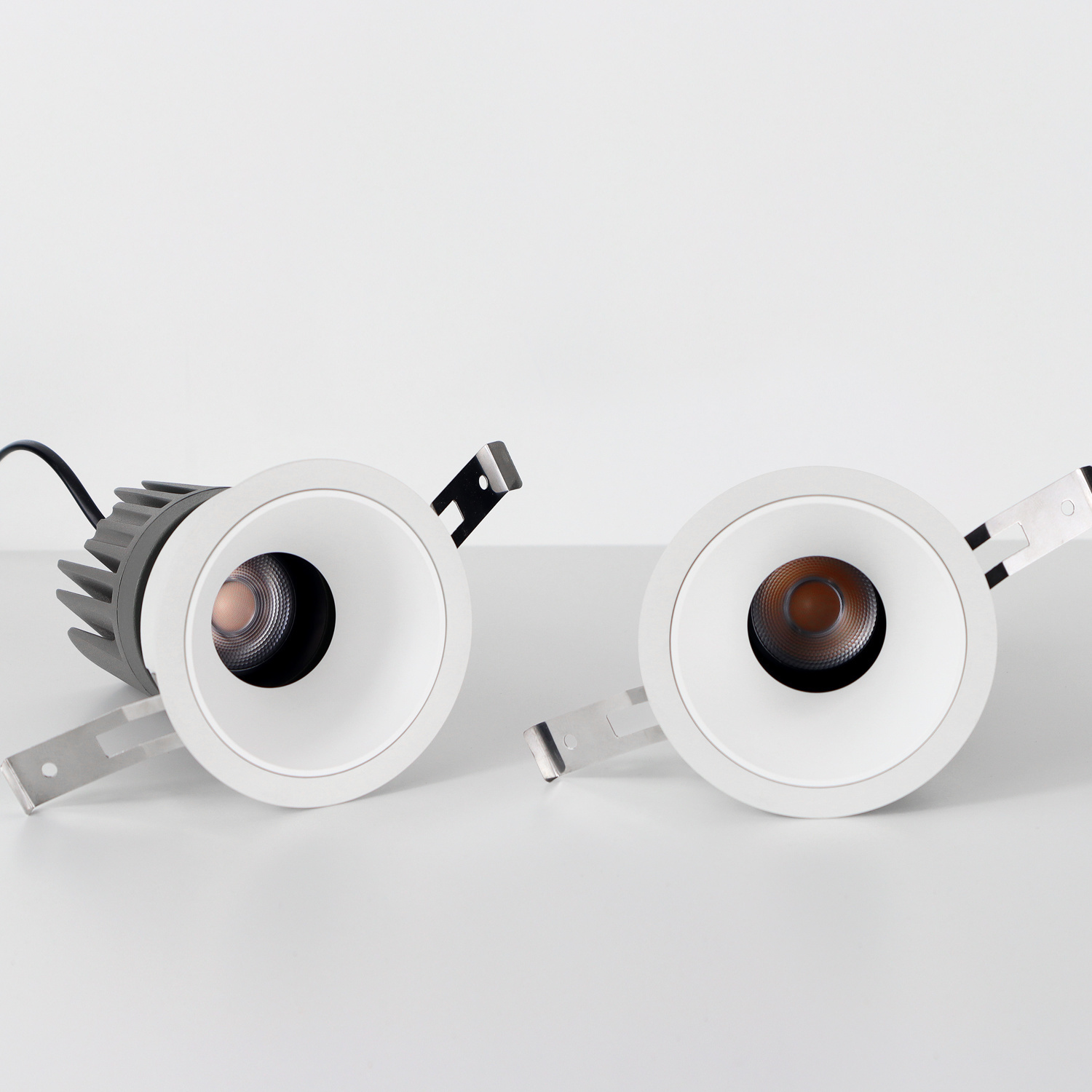 CONE - Deep trimless recessed LED spot – powder coated black V2 ...