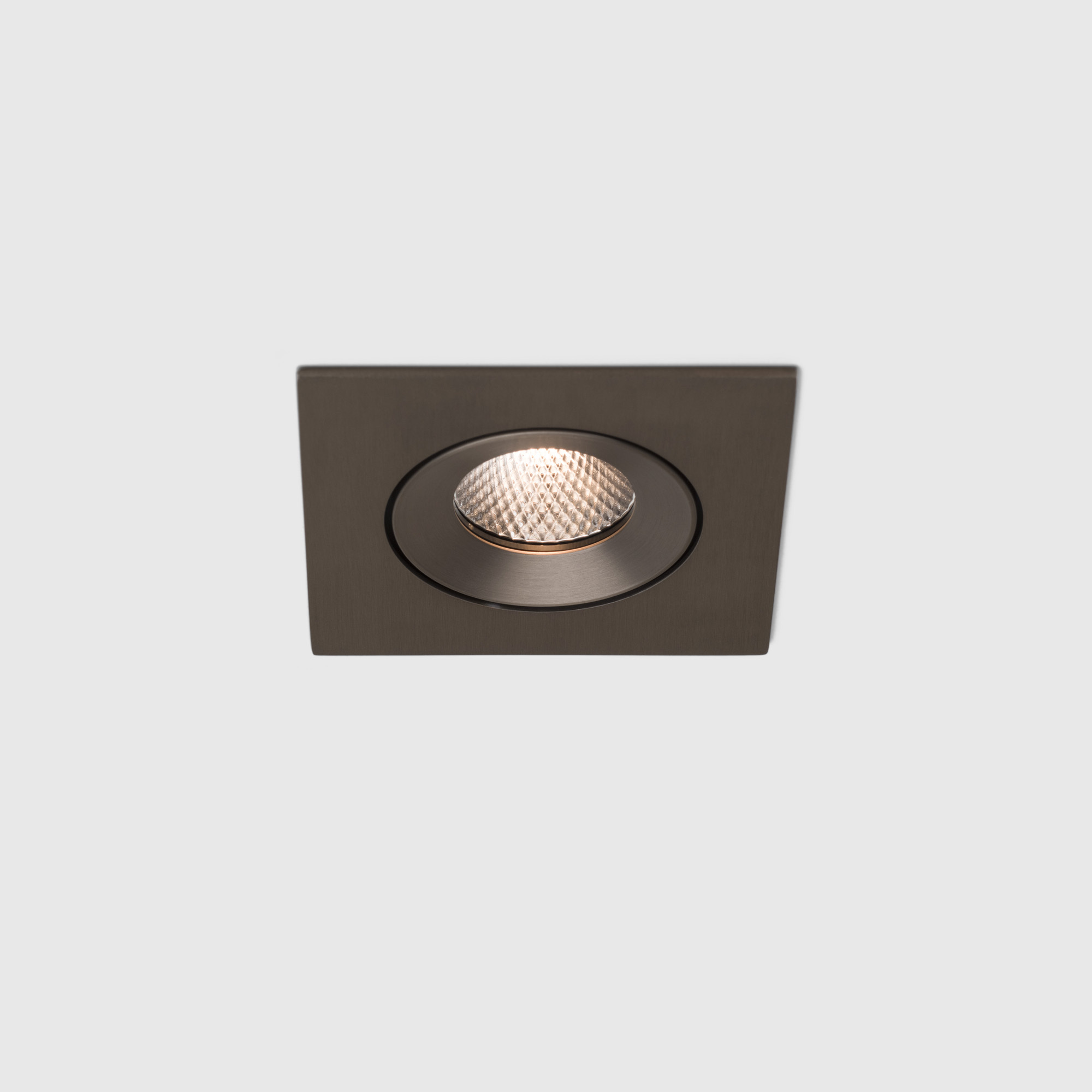 FLEXX Square adjustable recessed spot - Brushed Bronze - Lightinova ...