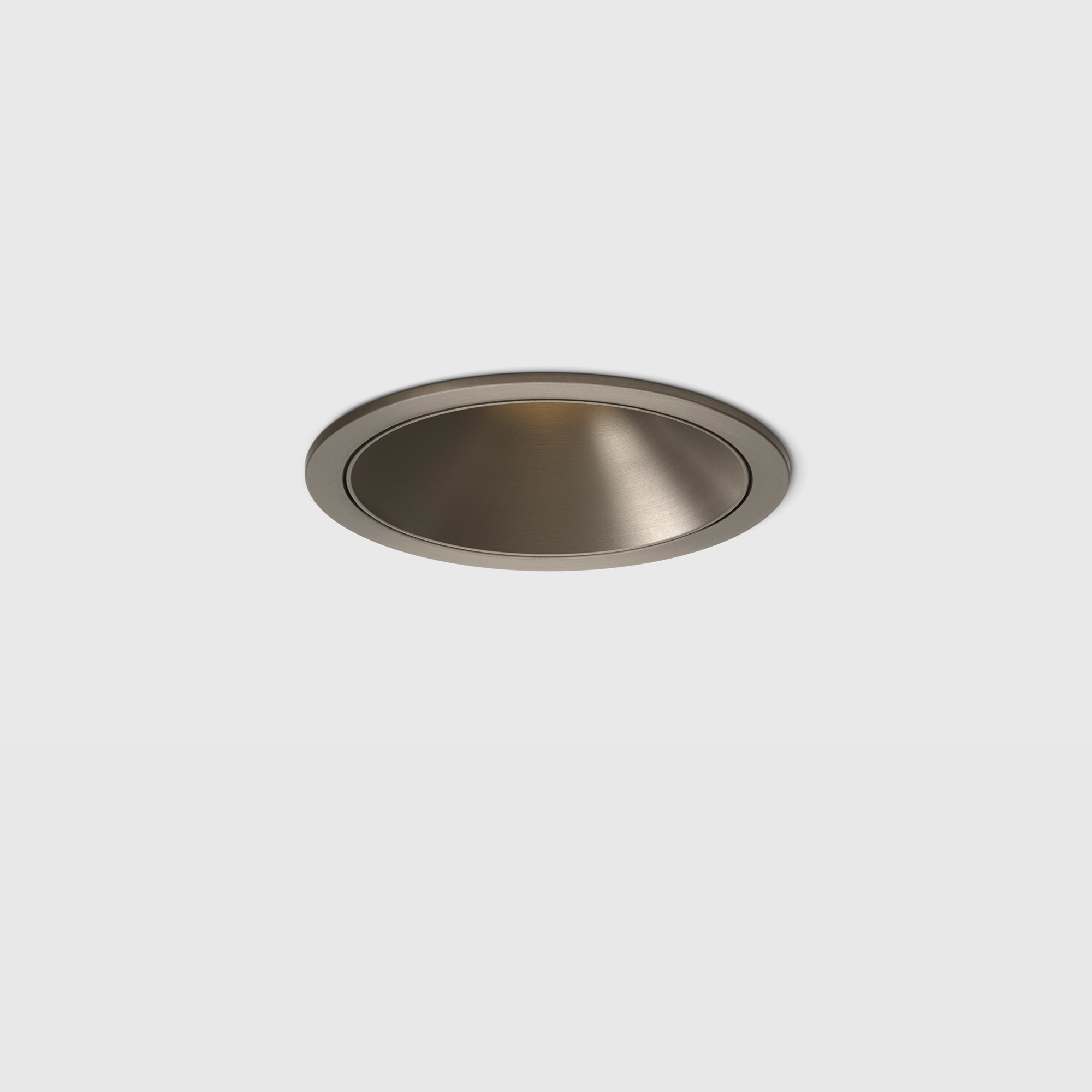 CONE - Deep anti-glare recessed LED spot - brushed champagne ...