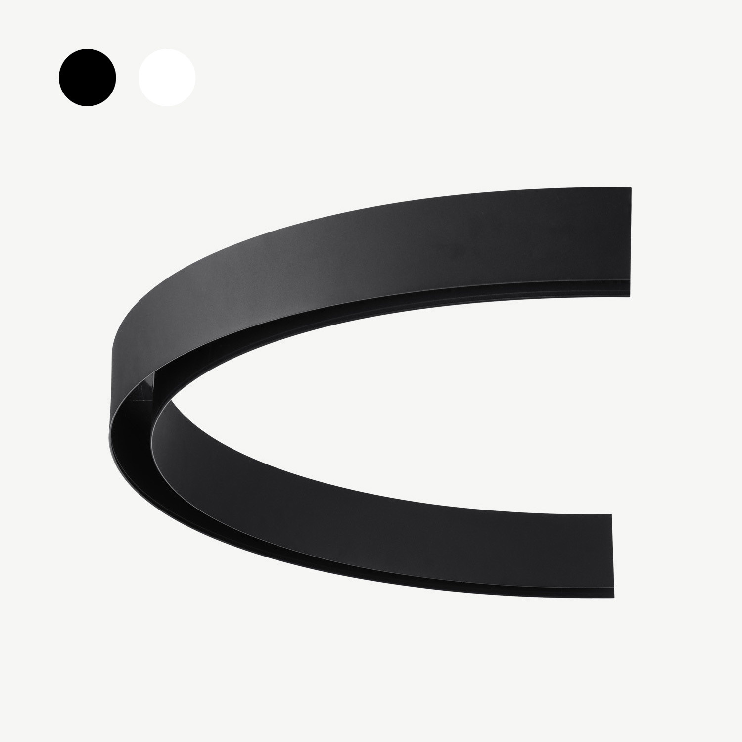 CLIXX SLIM magnetic track system - 1/2 circle 1000 connection ...