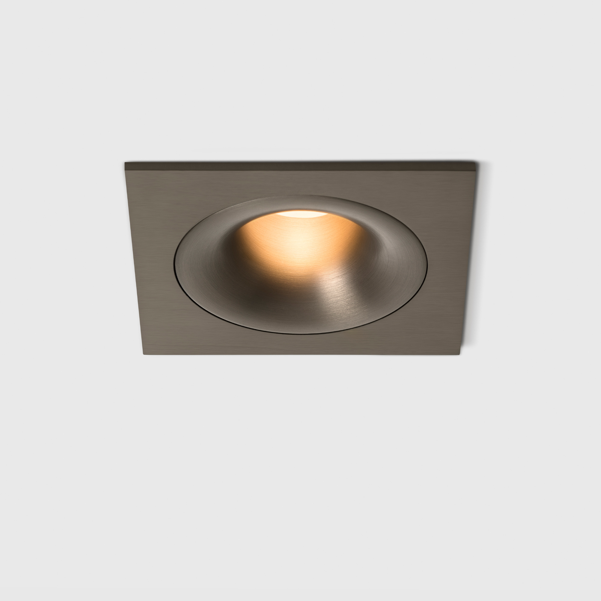 CONE - Deep anti-glare recessed LED spot - brushed champagne ...