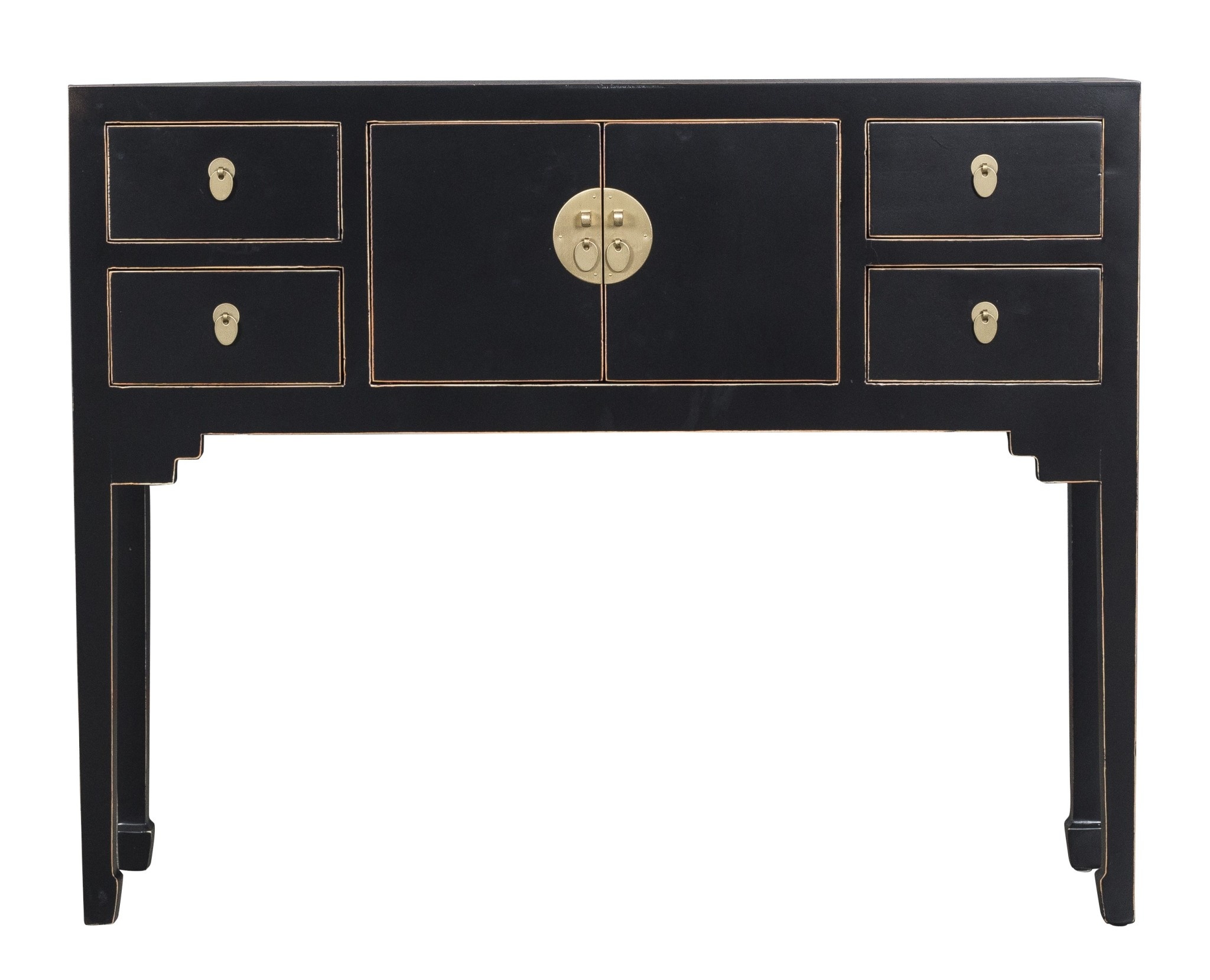 Chinese Console Table Onyx Black - Orientique Collection W100xD26xH80c ...