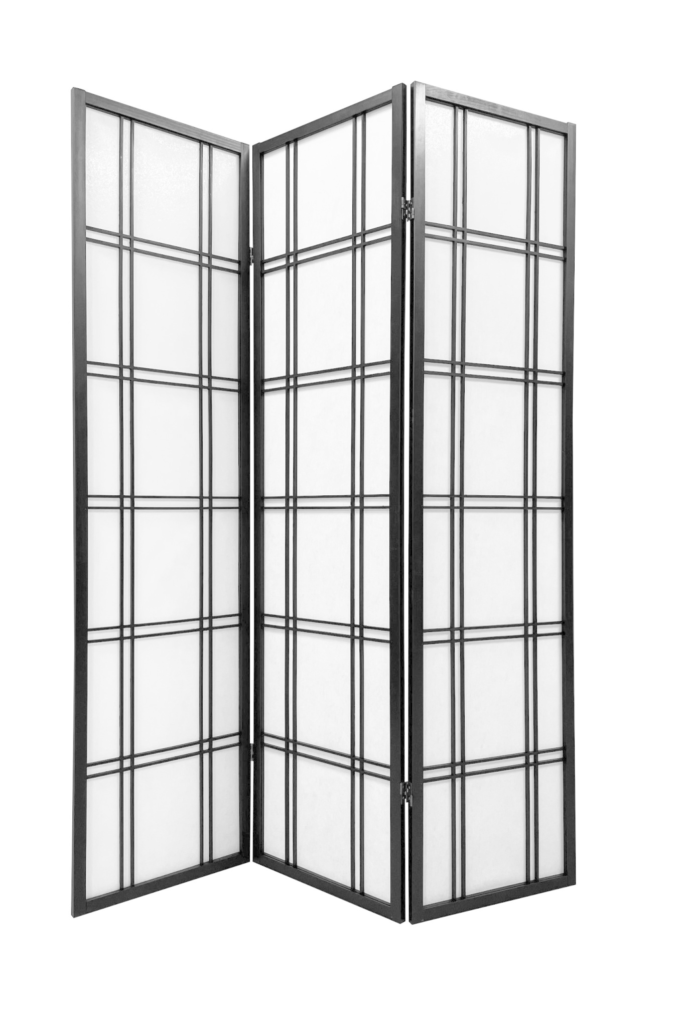 Biombo Japones Shoji An135xAl180cm Negro - Isumi - Orientique - Asianliving