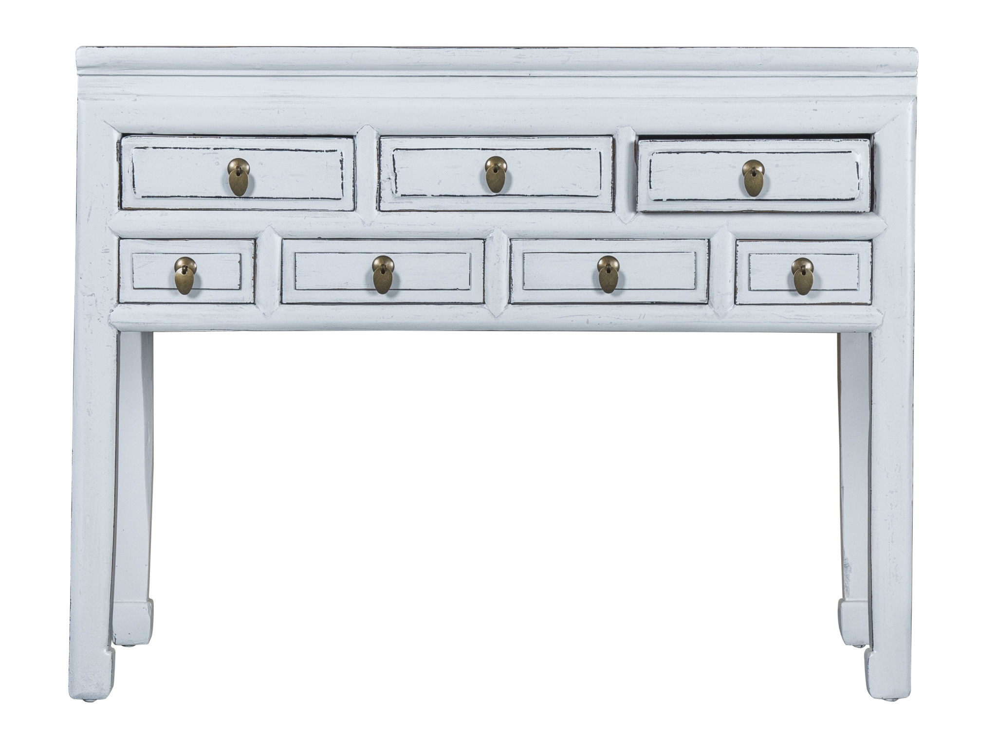 Antique Chinese Console Table Polar White W111xD45xH88cm - Orientique ...