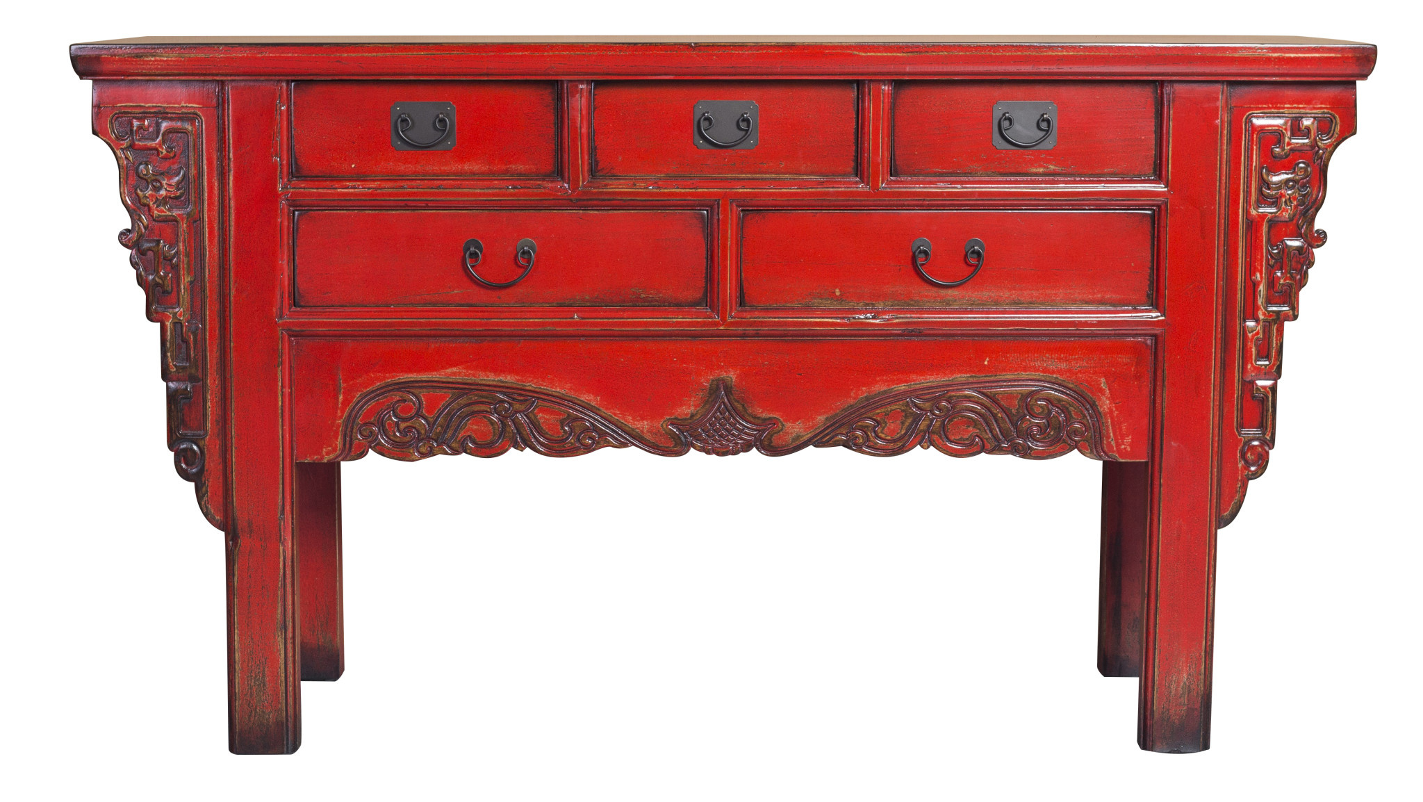 Chinese Sidetable Rood B160xD45xH90cm - Totale Showroom Leegverkoop ...