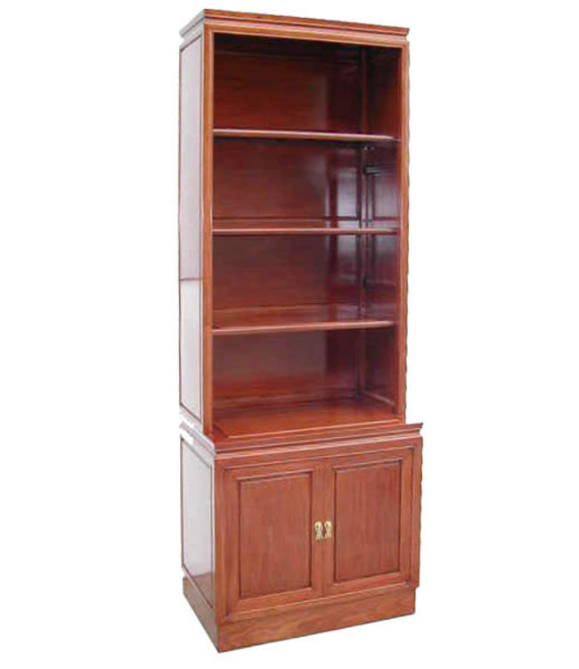 Chinese Bookcase Rosewood W76xD48xH215cm - Orientique - Asianliving