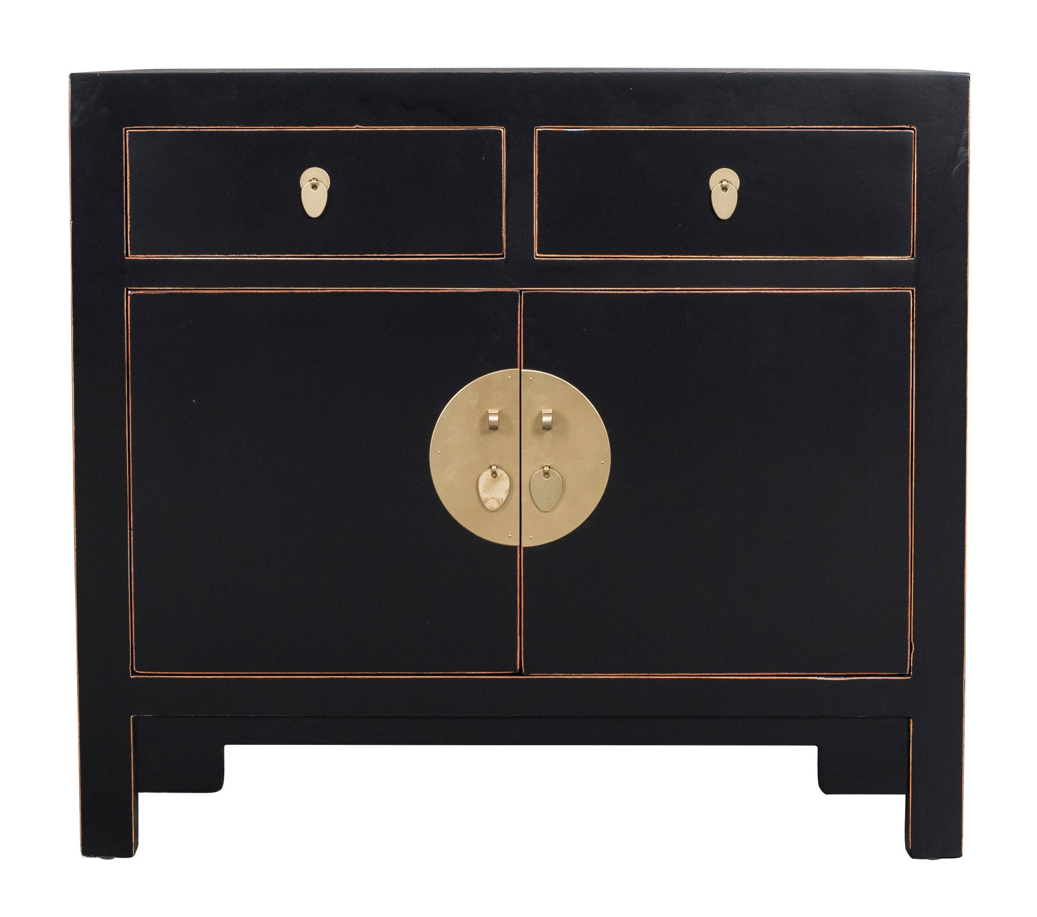 Fine Asianliving Chinese Kast Onyx Zwart - Orientique Collectie - Fine ...