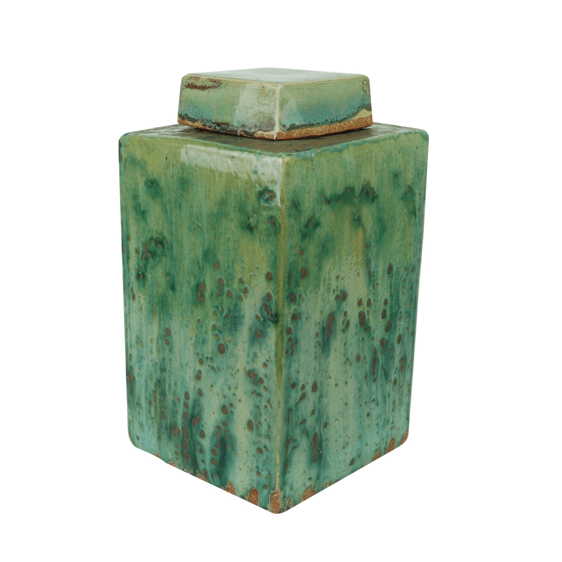 Chinese Gemberpot Porselein Groen Handgemaakt D19xH30cm - Totale ...