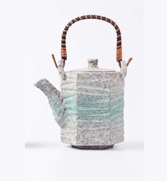 Japanese Tea Pot Blue Lagoon Handmade 650ml - Orientique - Asianliving