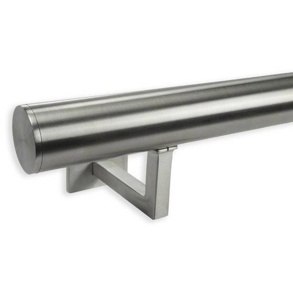 Handlauf Edelstahl rund gebürstet Modell 11 bei Handlauf-Experte.de ...