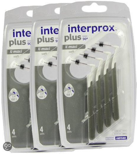 Interprox Plus X Maxi 4.5-9mm Grijs | 3x 6 stuks