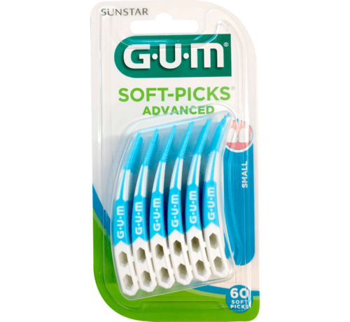 Gum Soft-Picks Advanced Small | 60 stuks - Kiesrijk