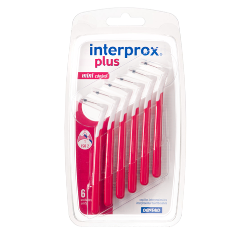 Interprox Plus Mini Conical Rood 2mm-4mm 6 stuks - Kiesrijk