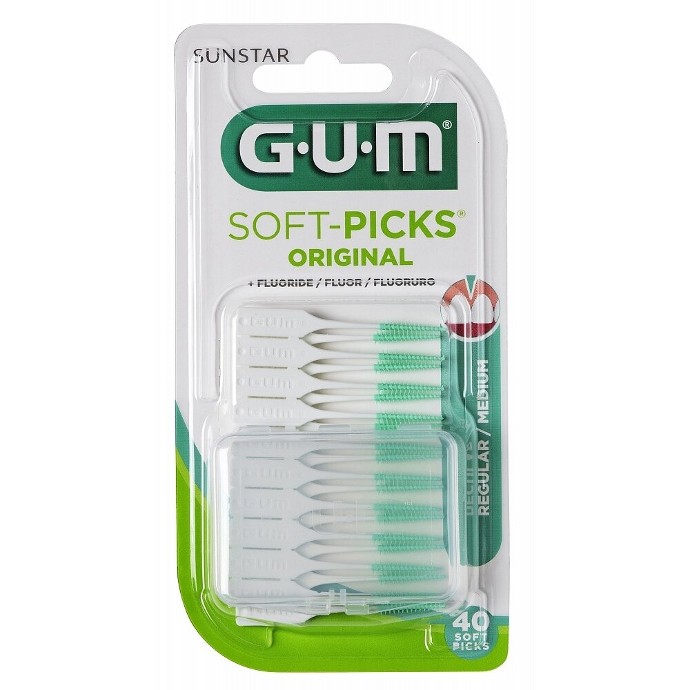 GUM Soft-Picks Original Regular/Medium | 40 stuks