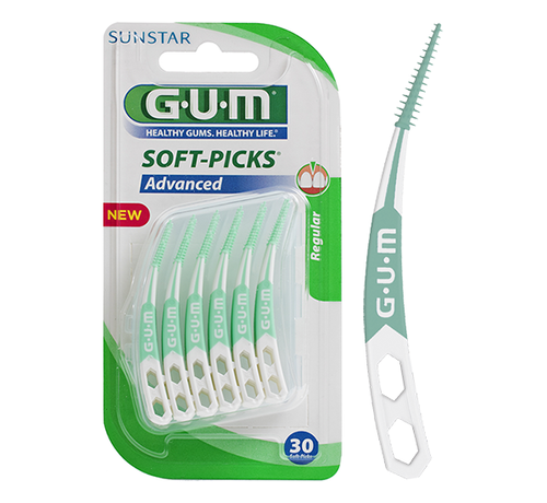 Gum Soft-Picks Advanced Regular - 30 Stuks NU ** 3,99 - Kiesrijk