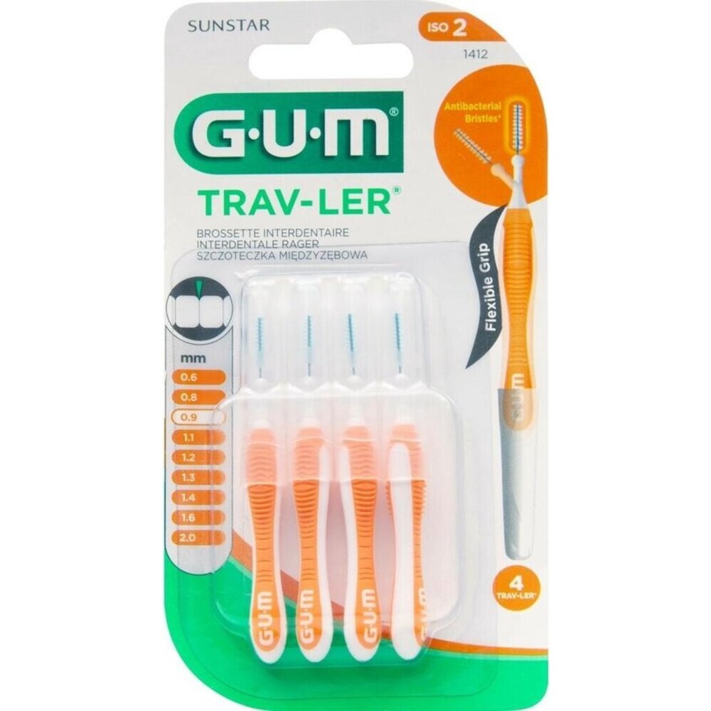 Gum Trav-ler Ragers 0.9mm Oranje | 4 stuks