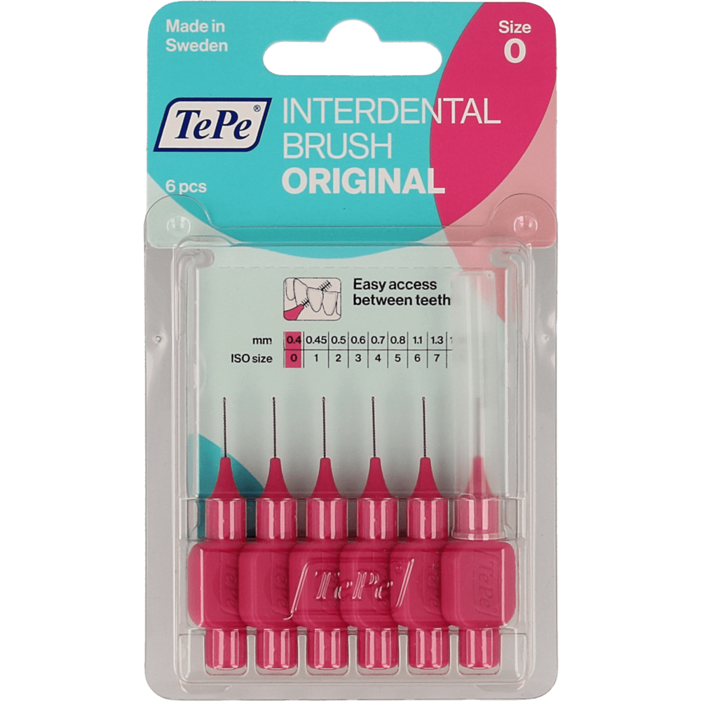 TePe Interdentale Ragers Origineel Roze – 6 stuks