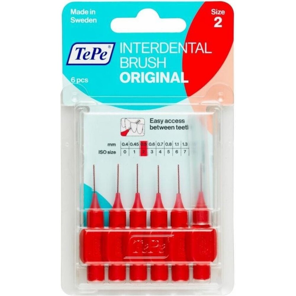 TePe Interdentale Ragers Origineel rood - 6 stuks