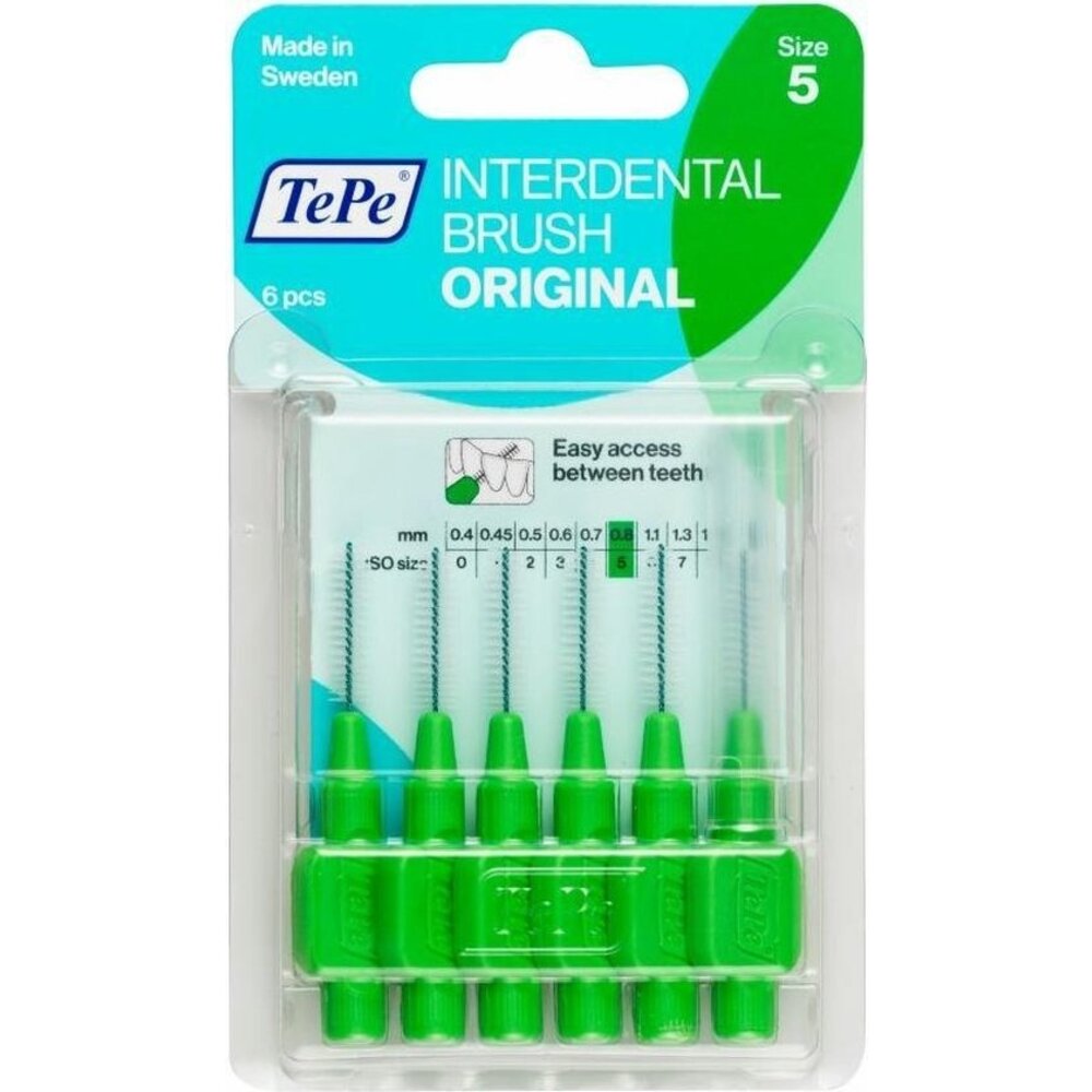 Tepe Interdentale Ragers Origineel Groen - 6 stuks