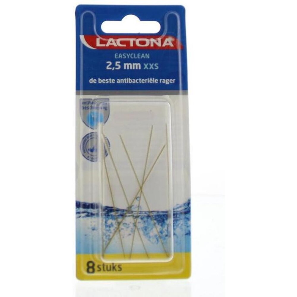 Lactona Ragers EasyClean XXS 2.5mm Geel - 8 stuks