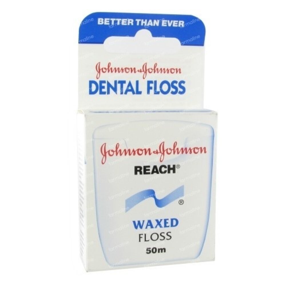 Johnson & Johnson Reach Dental Floss Waxed | 50 meter | NU ** 2,60