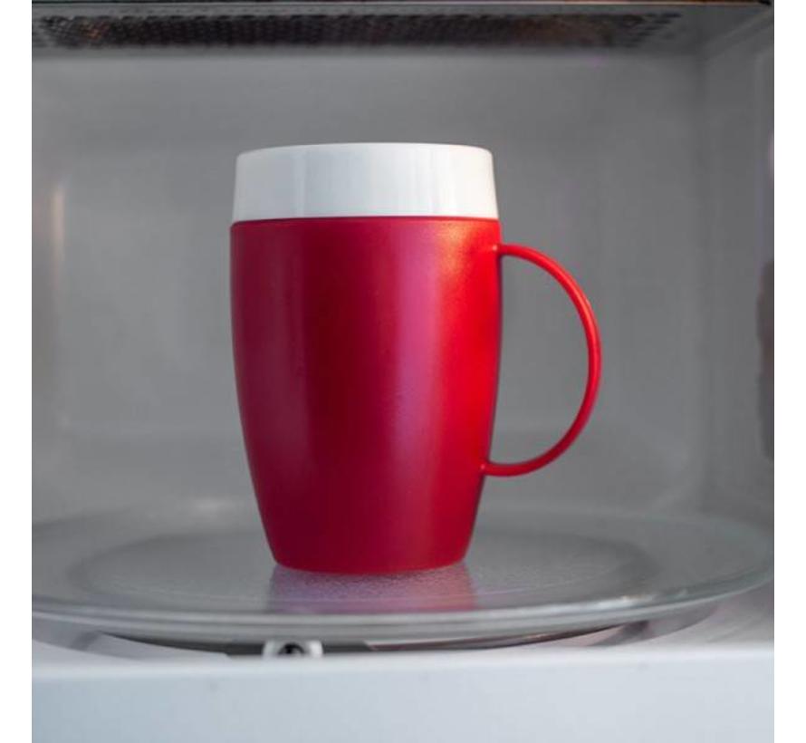 Isolerende beker trechtervorm met 1 handvat kopen - ThuiszorgWebshop.nl