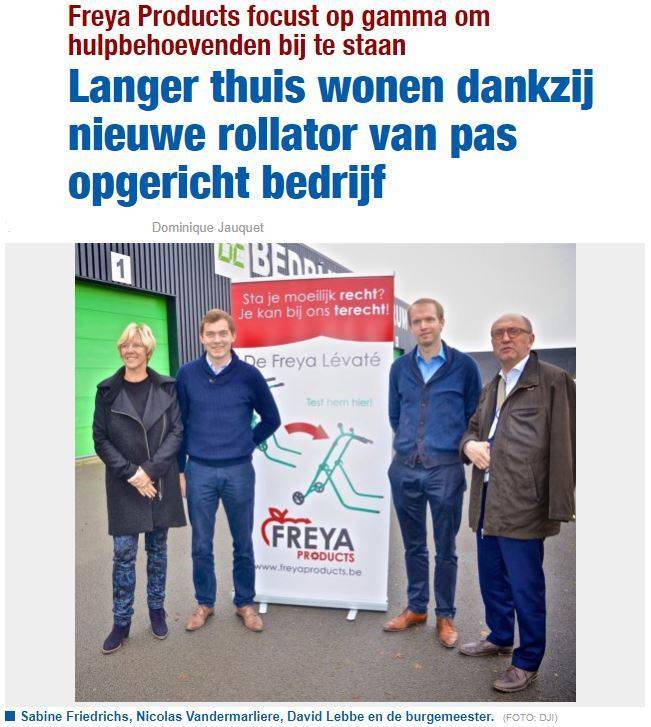 Freya Products focust op gamma om hulpbehoevenden bij te staan ...