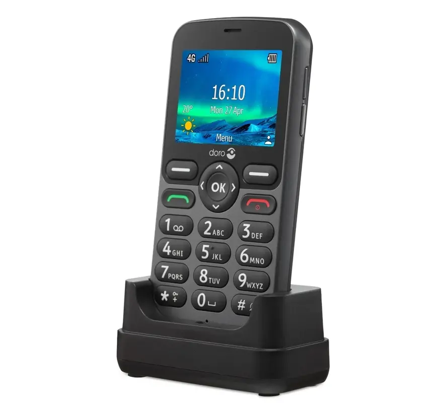 Mobiele telefoon met sprekende knoppen en 4G - ThuiszorgWebshop.nl