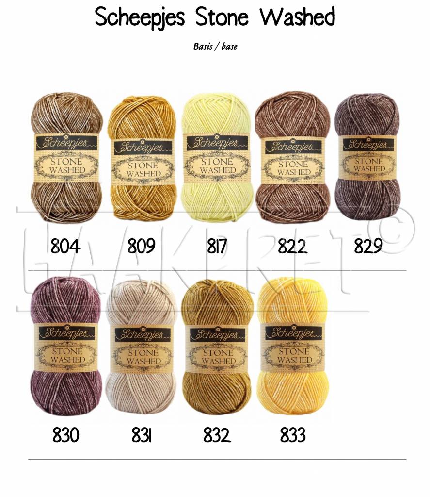 Stone Washed - 804 - Boulder Opal - Haakpret