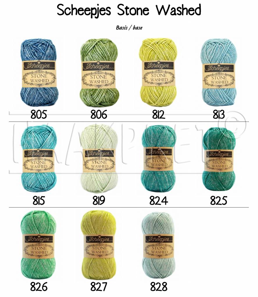 Stone Washed - 804 - Boulder Opal - Haakpret