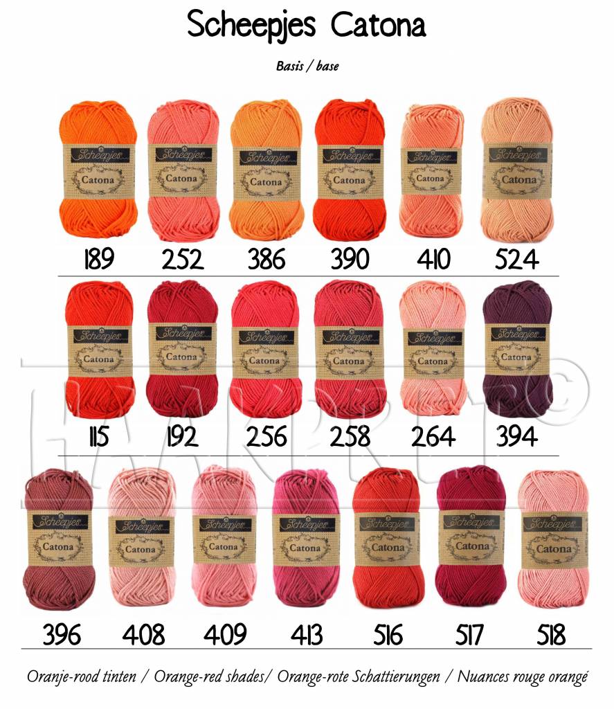 Catona 50g - 189 - Royal Orange - Haakpret