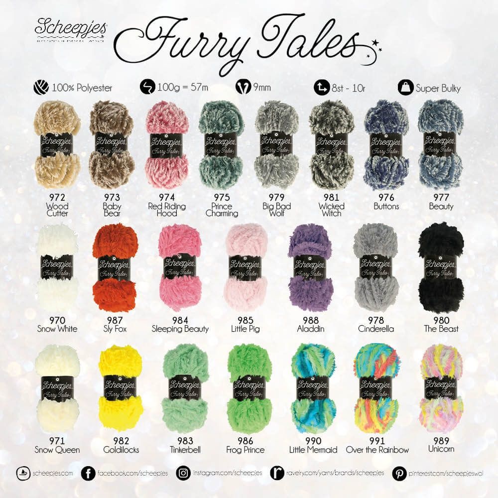 Furry Tales 100g - 971 Snow Queen - Haakpret