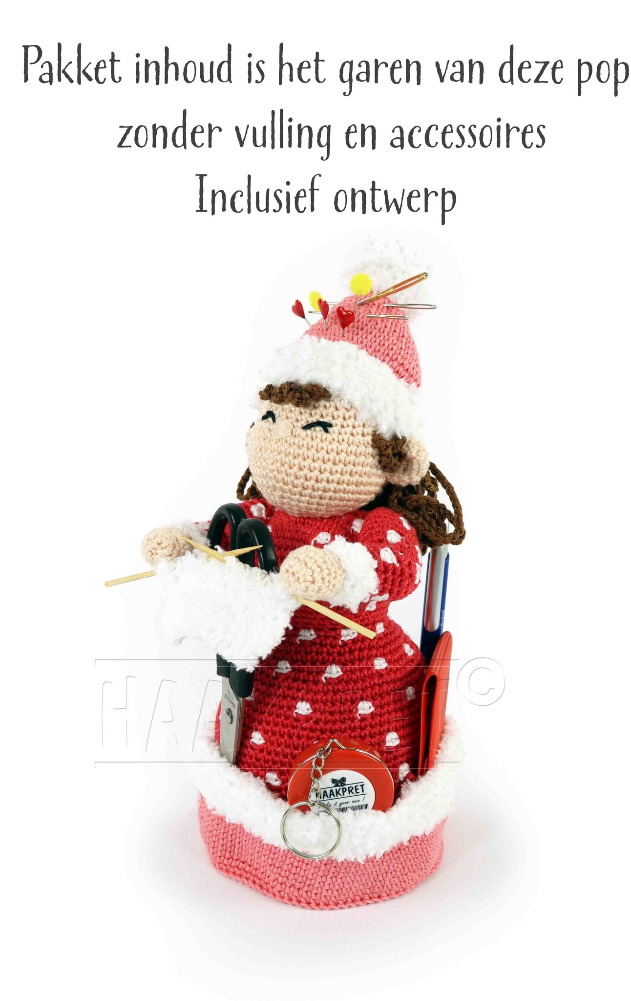 Garenpakket Crea Bea winter inclusief ontwerp - Haakpret