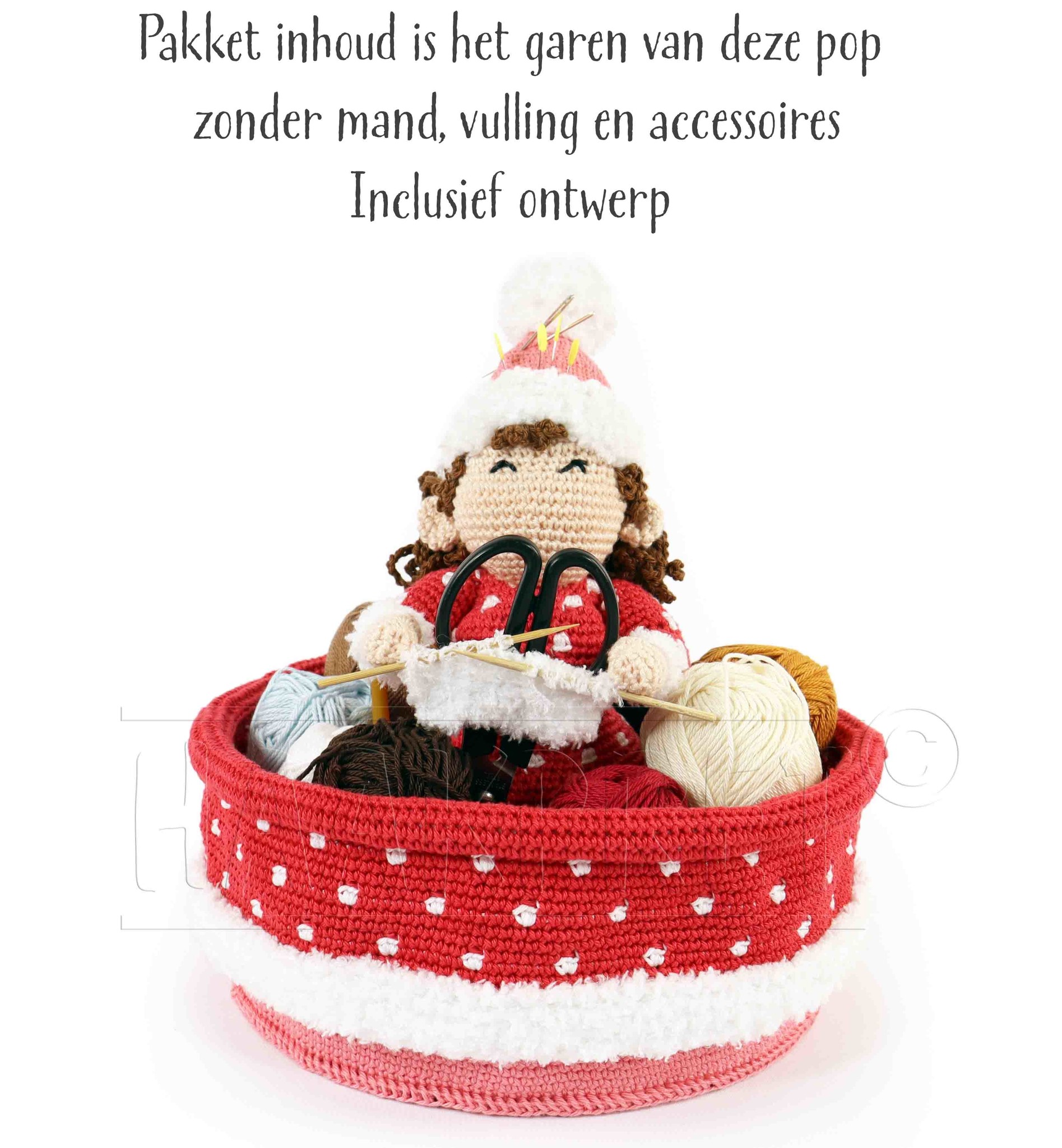 Garenpakket Crea Bea winter inclusief ontwerp - Haakpret