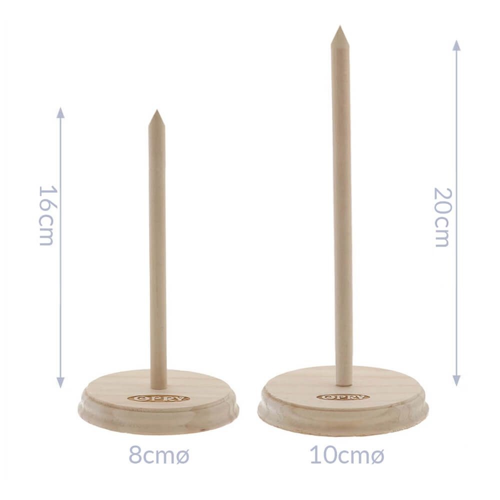 Wooden doll stand 16 or 20 cm - Haakpret