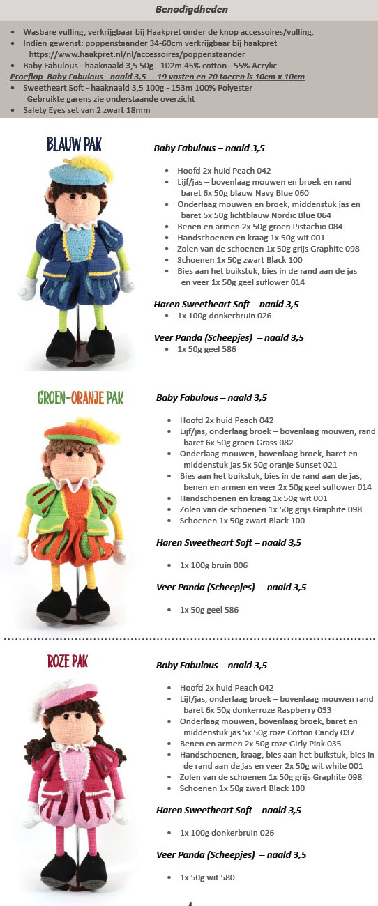 Piet - Design A5 (Dutch) - Anja Toonen - Haakpret