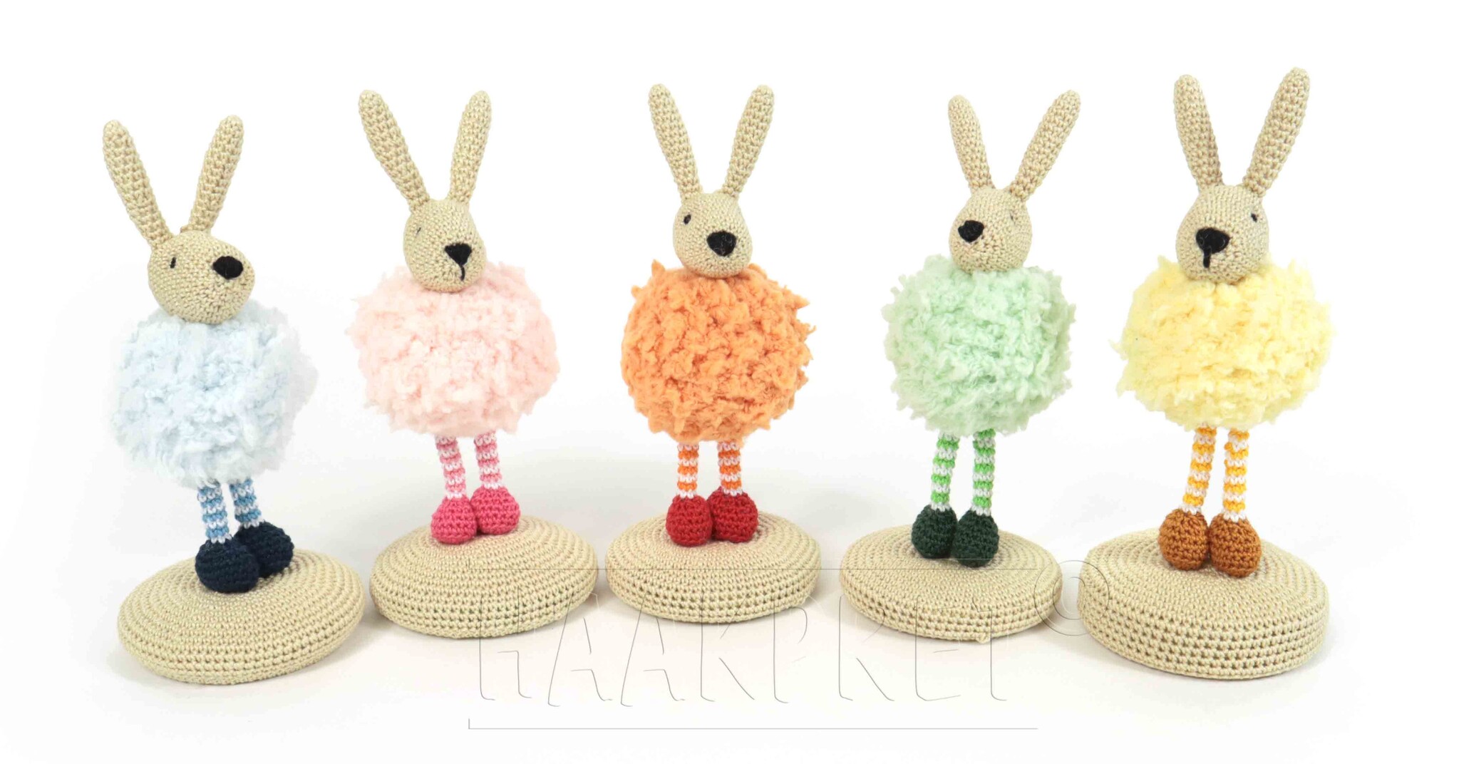 Mini beesies Haasje - A5 werkbeschrijving - Anja Toonen - Haakpret