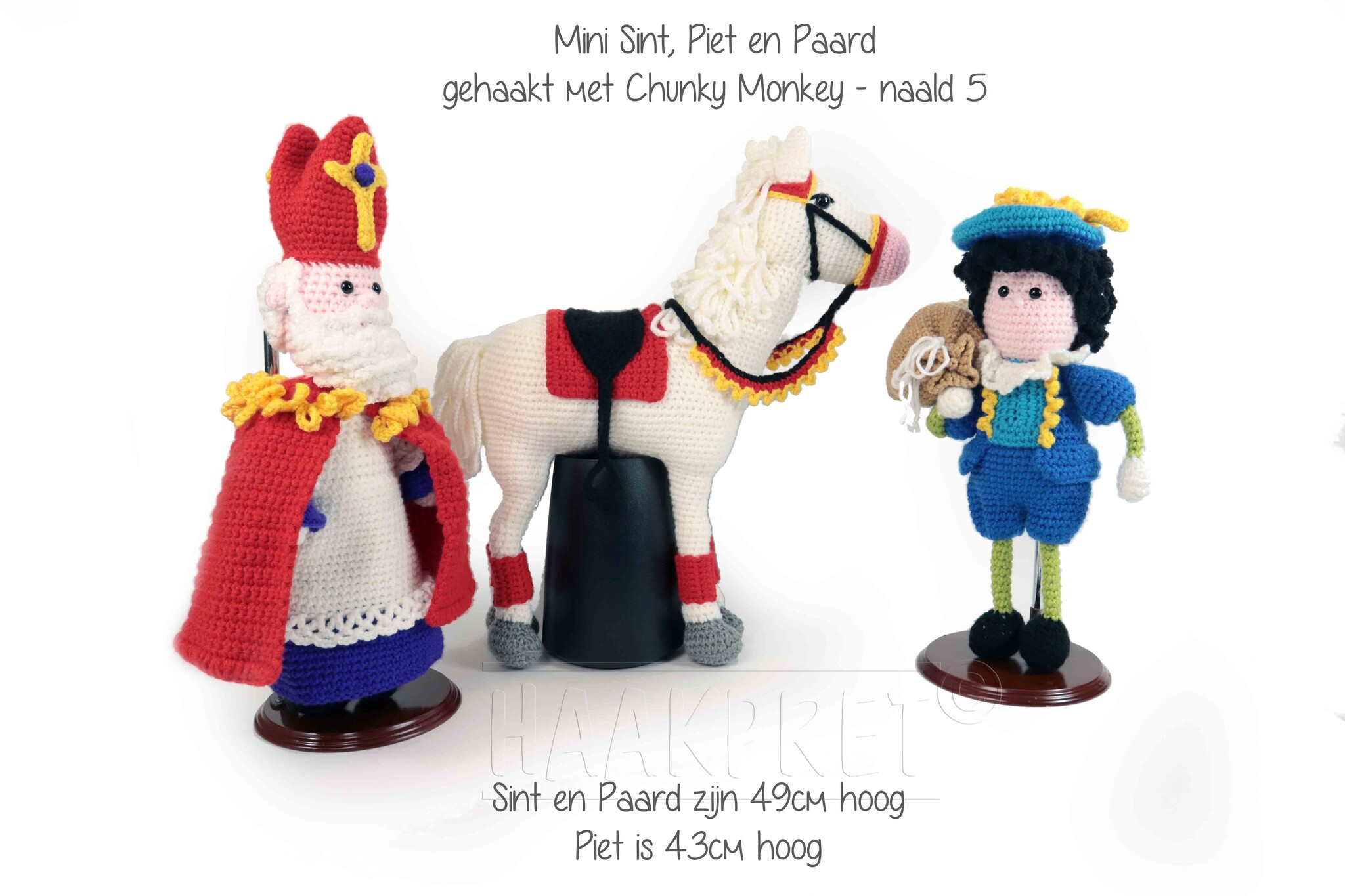 Mini Beesie (Sint)Paard/Eenhoorn - Häkelanleitung A5 (Niederländisch ...