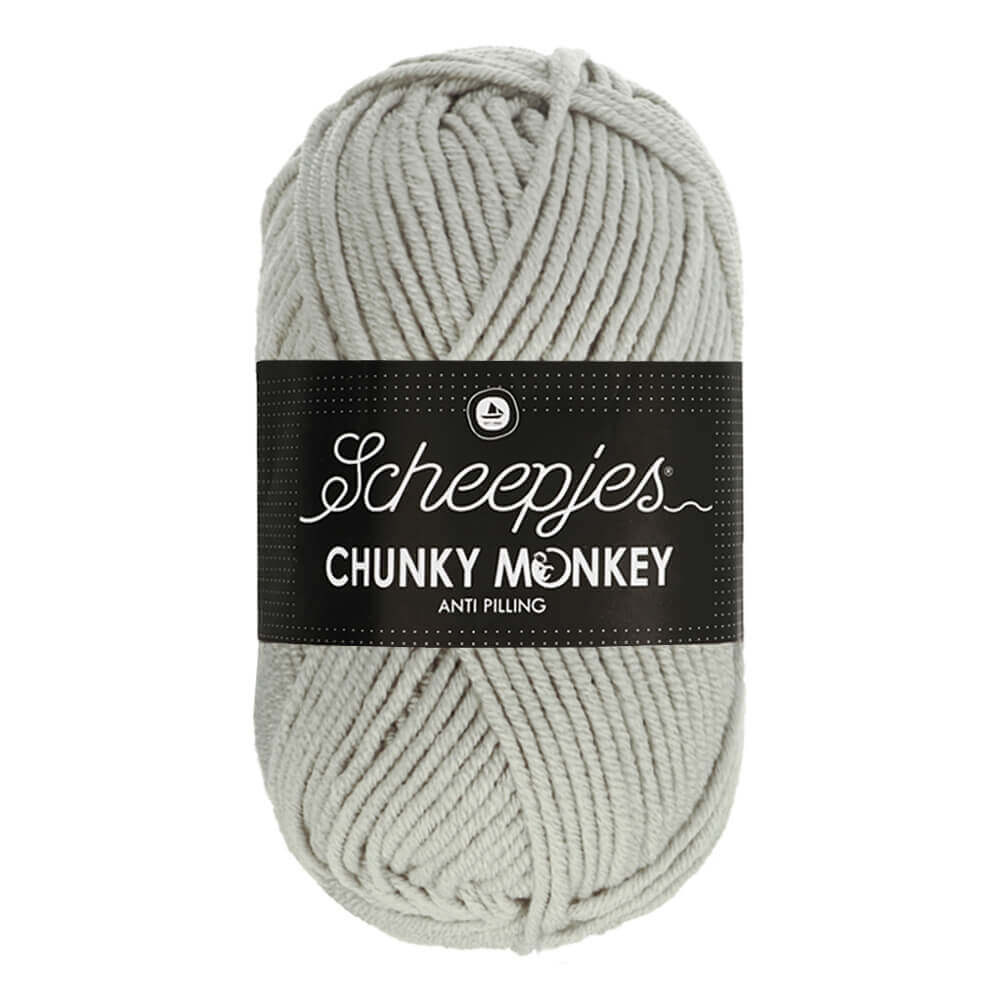 Chunky Monkey 100g - 1203 - Pale Grey - Haakpret