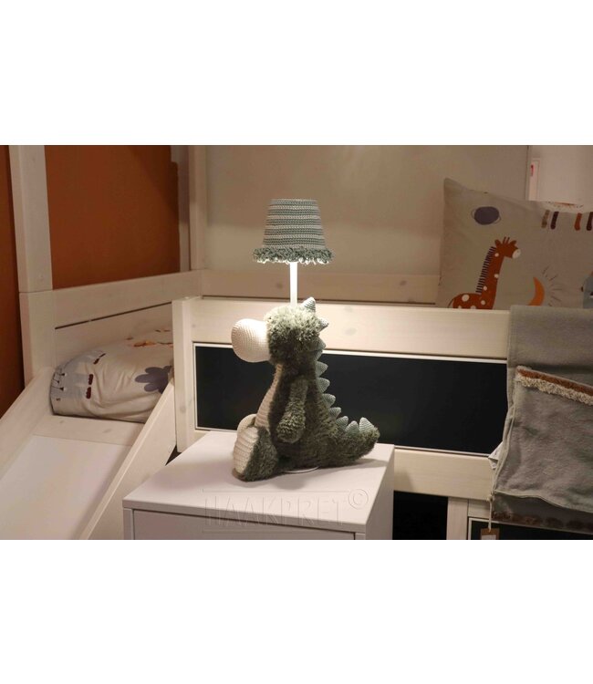 Beesie lamp Dino - A5 werkbeschrijving - Anja Toonen - Haakpret