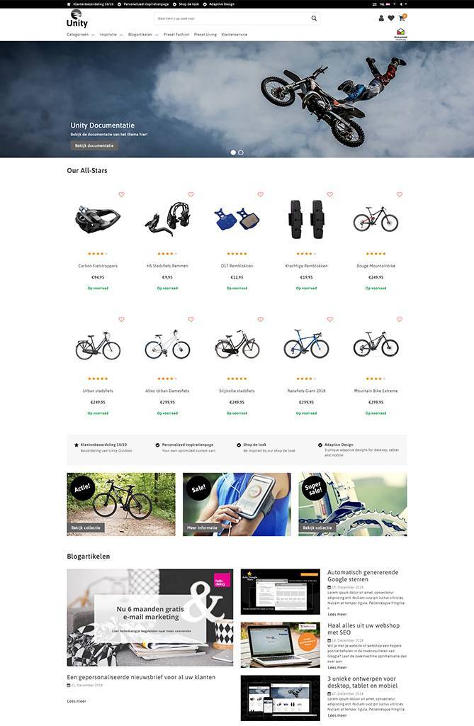 Unity - Lightspeed Themestore