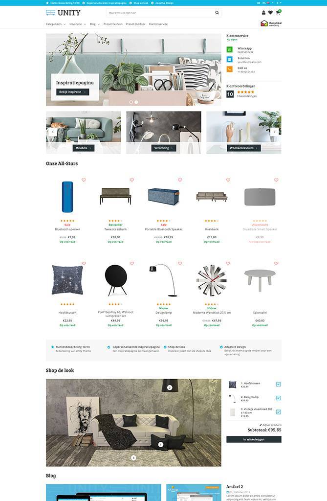 Unity - Lightspeed Themestore