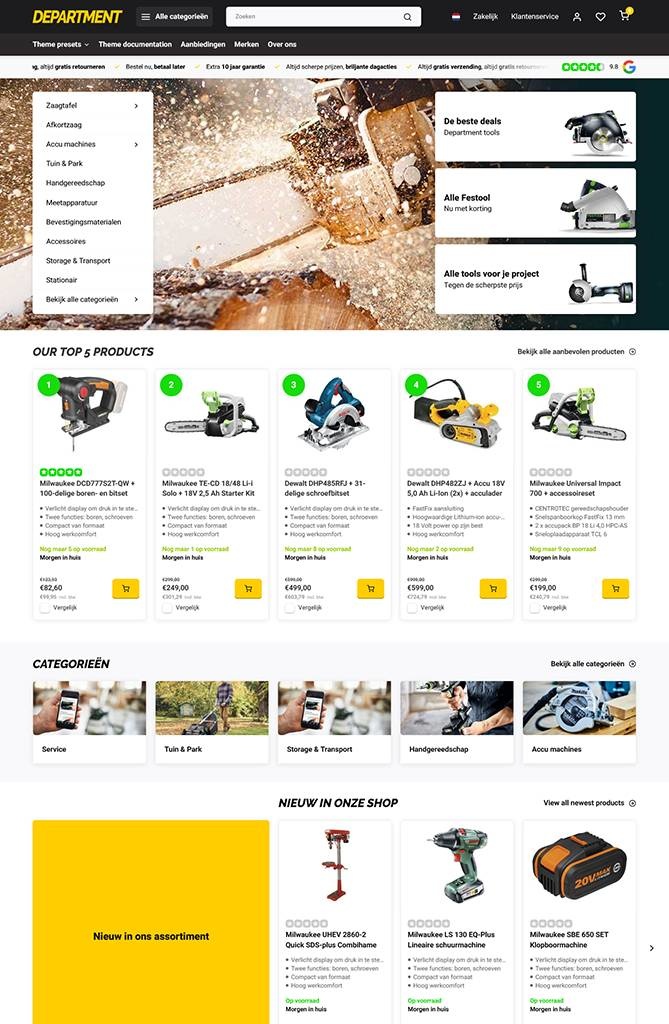 Theme Department v3 - Lightspeed Themestore