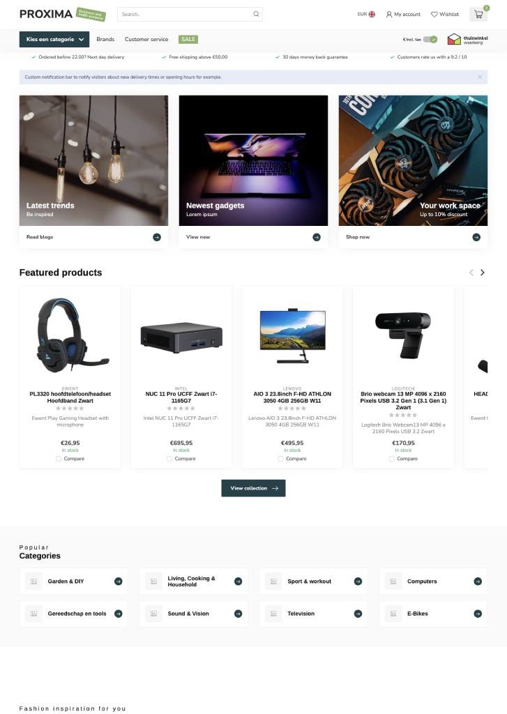 Proxima - Lightspeed Themestore