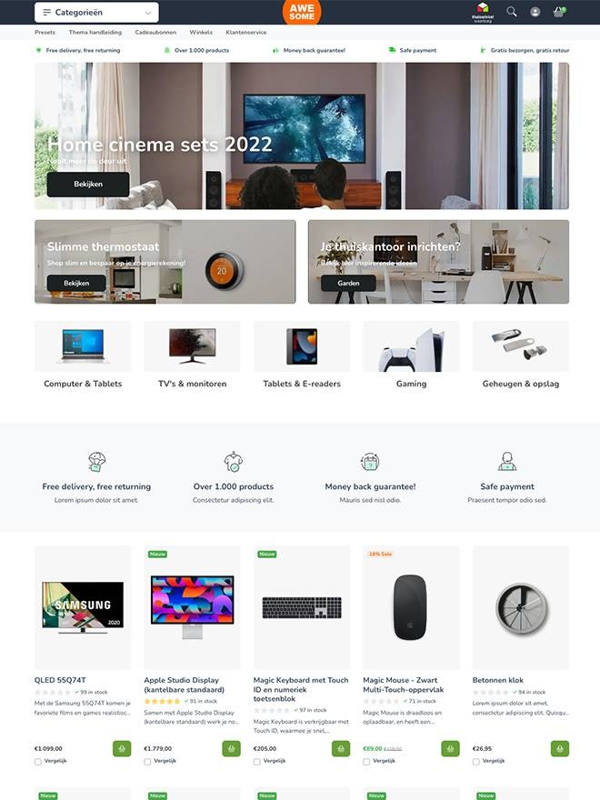 Awesome - Lightspeed Themestore